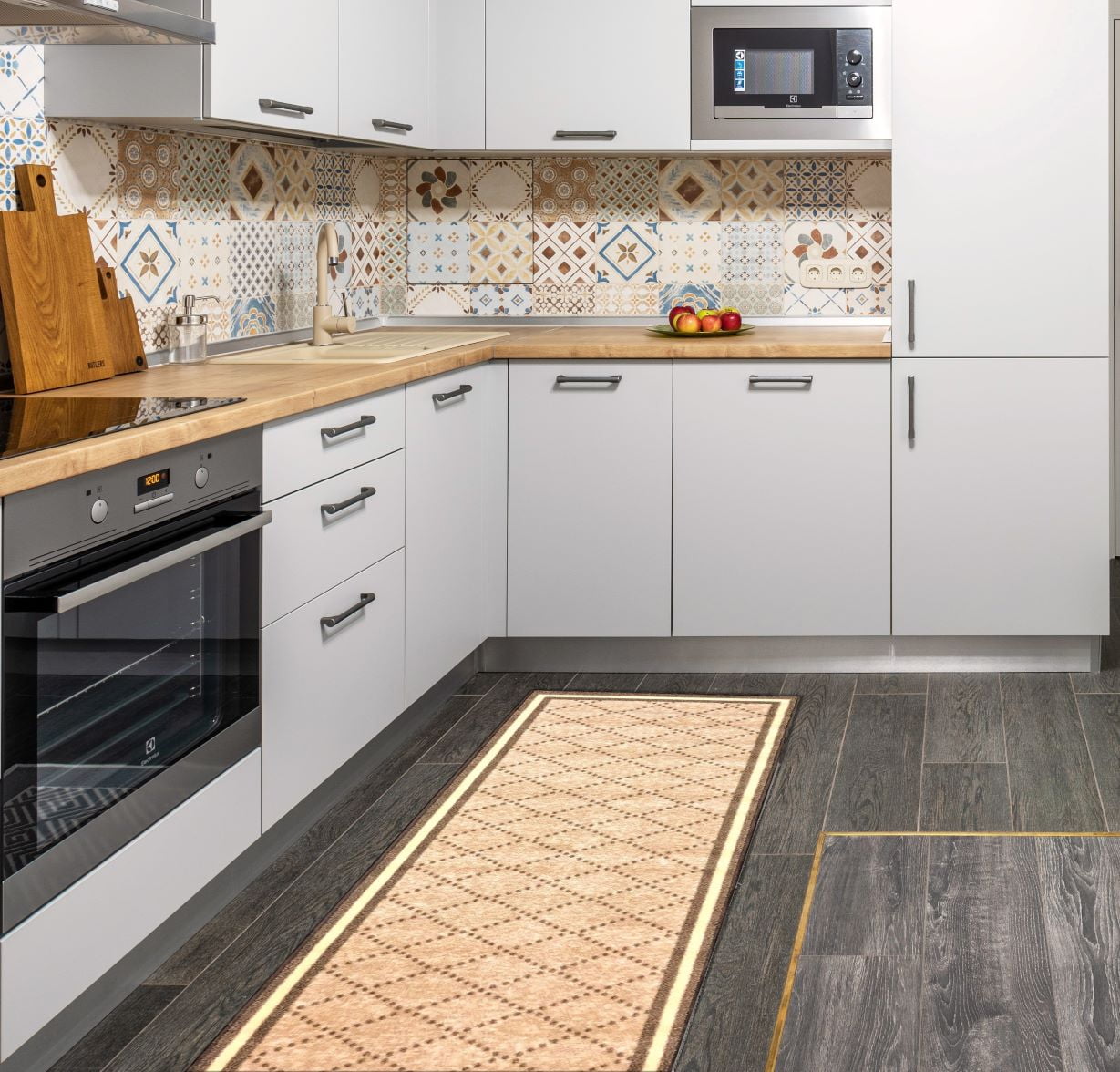 Gloria Non Slip Rubber Back Kitchen Rug Kitchen Mat Kitchen Mat Anti ...