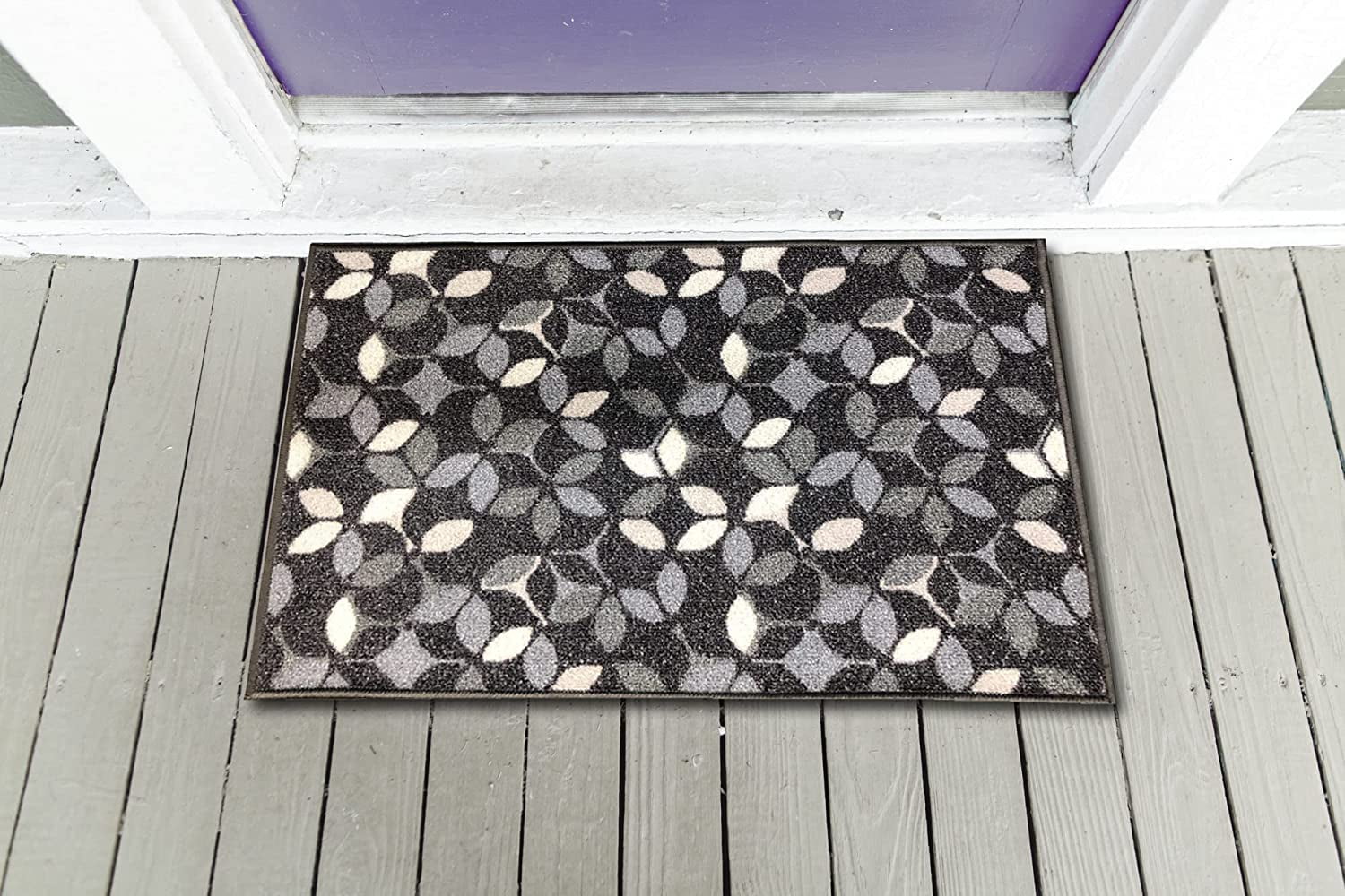 Gloria - Non slip Rubber Back Door mats/Landing Mat -Small Washable Rug ...