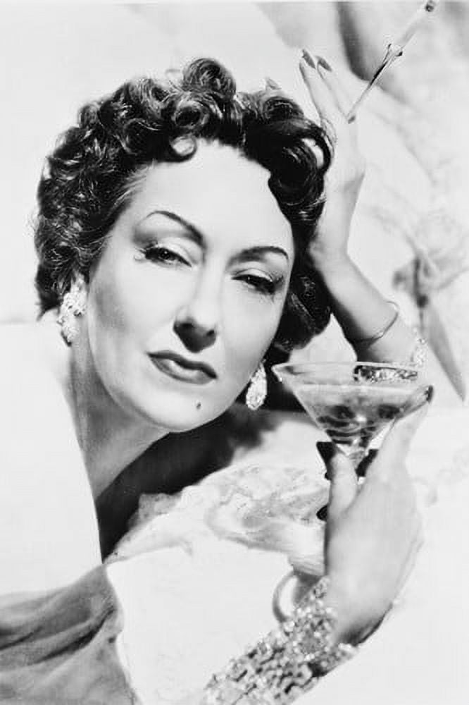 Gloria Swanson as Norma Desmond Holding Glass in Sunset Boulevard 24x36 ...