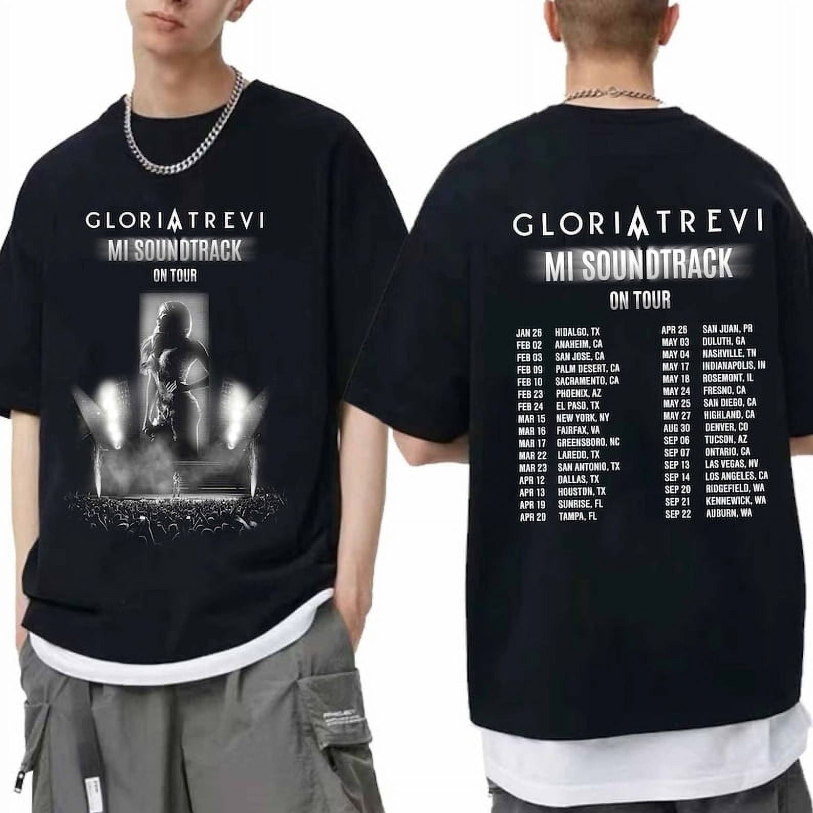 Gloria Trevi Mi Sound Track On Tour 2024 Shirt, Gloria Trevi Concert ...