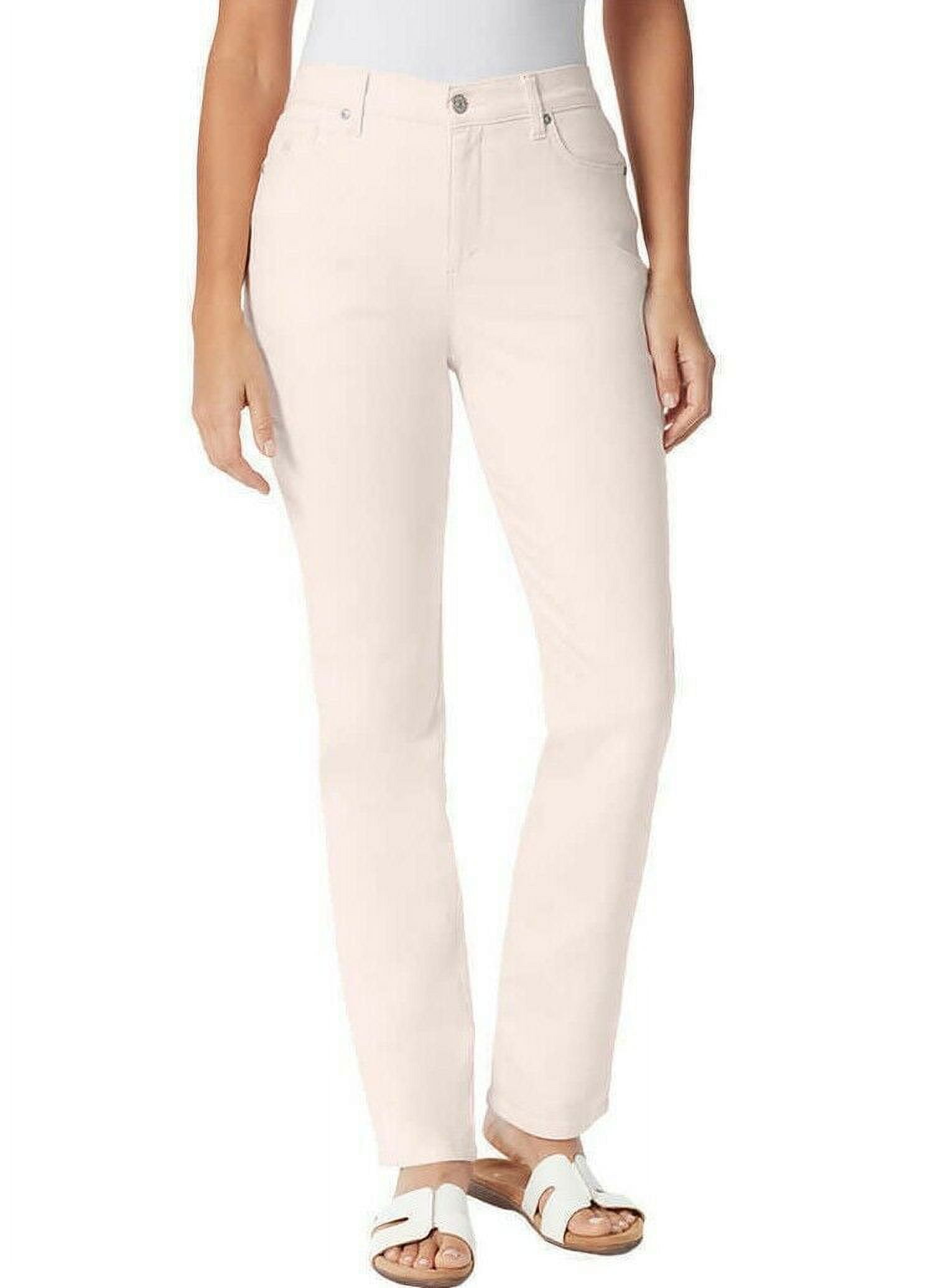 Gloria Vanderbilt Amanda Classic High-Waist Tapered Jeans Size: 12 Average, Color: Wispy Pink ...