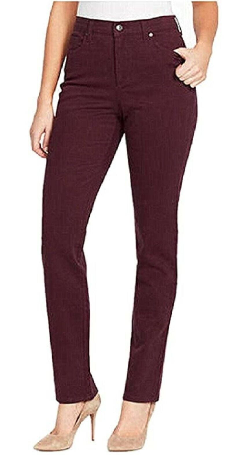 Gloria Vanderbilt Ladies Slim Jean Tapered Leg High-Rise Fit (14 Tall ...