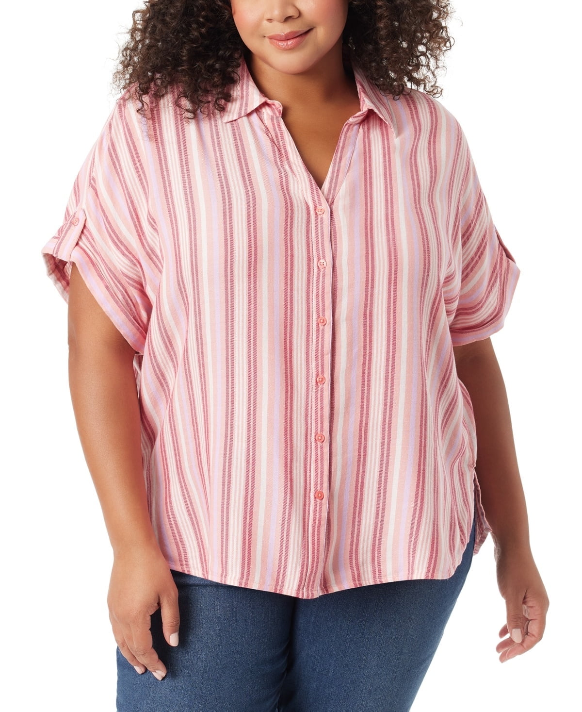 Gloria Vanderbilt Women's Casual Scoop Neck Short Sleeve Multicolor ...
