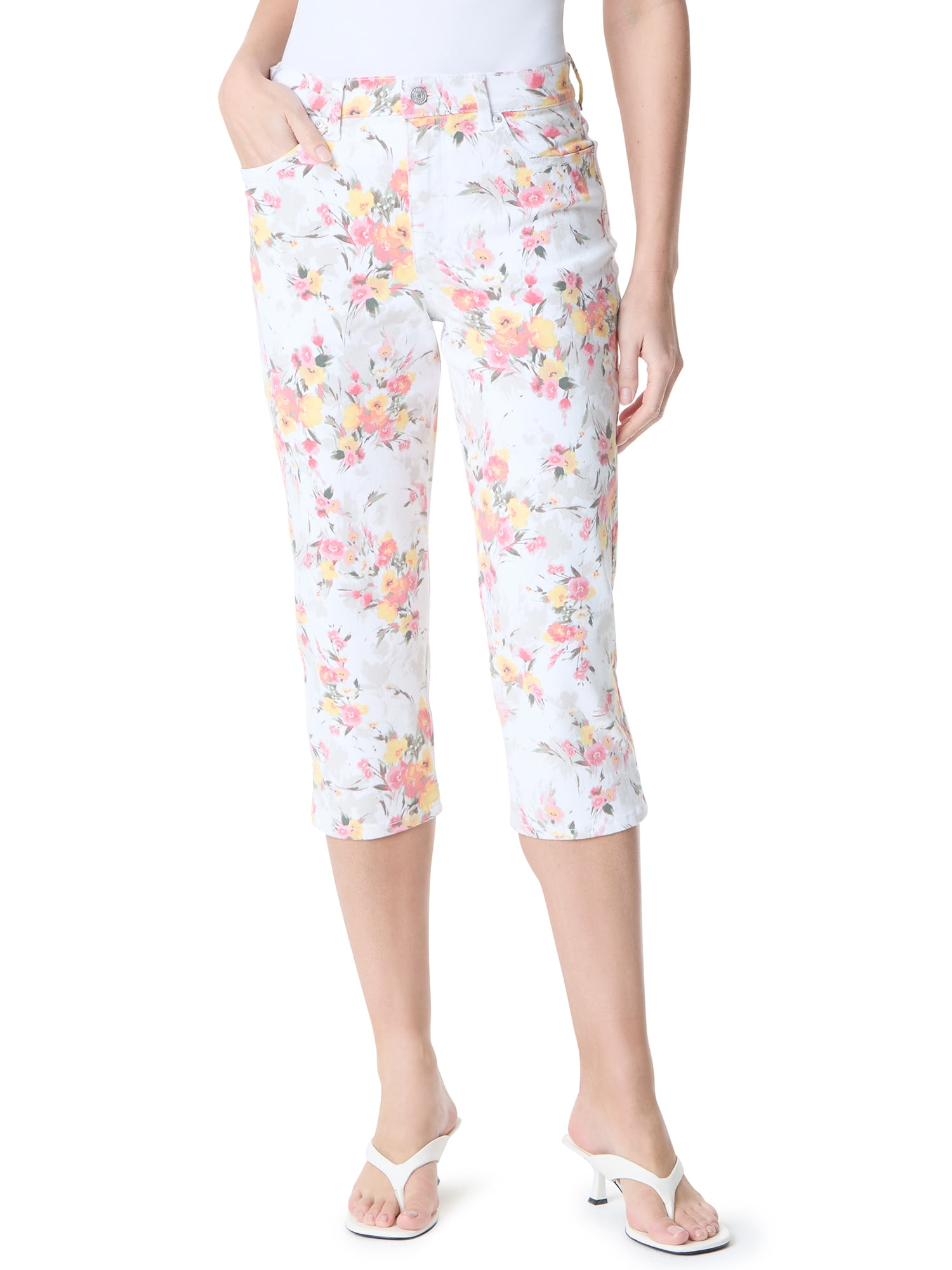 Gloria Vanderbilt Swan Series Women's and Women's Plus Amanda 5 Pocket ...