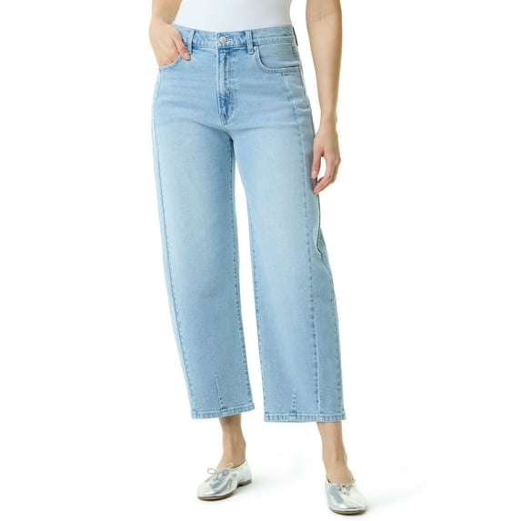 Gloria Vanderbilt Swan Series Women's High Rise Barrel Leg Jeans, Sizes ...