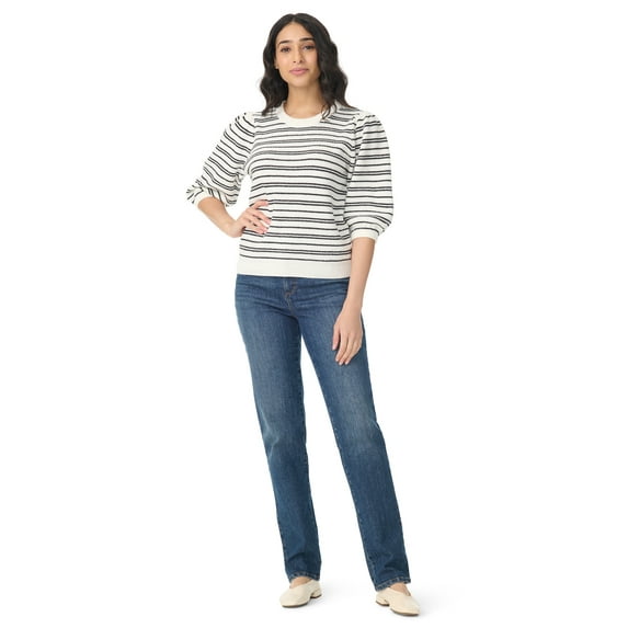 Gloria Vanderbilt Swan Series Women's Crewneck Sweater, Sizes XS-XXL ...