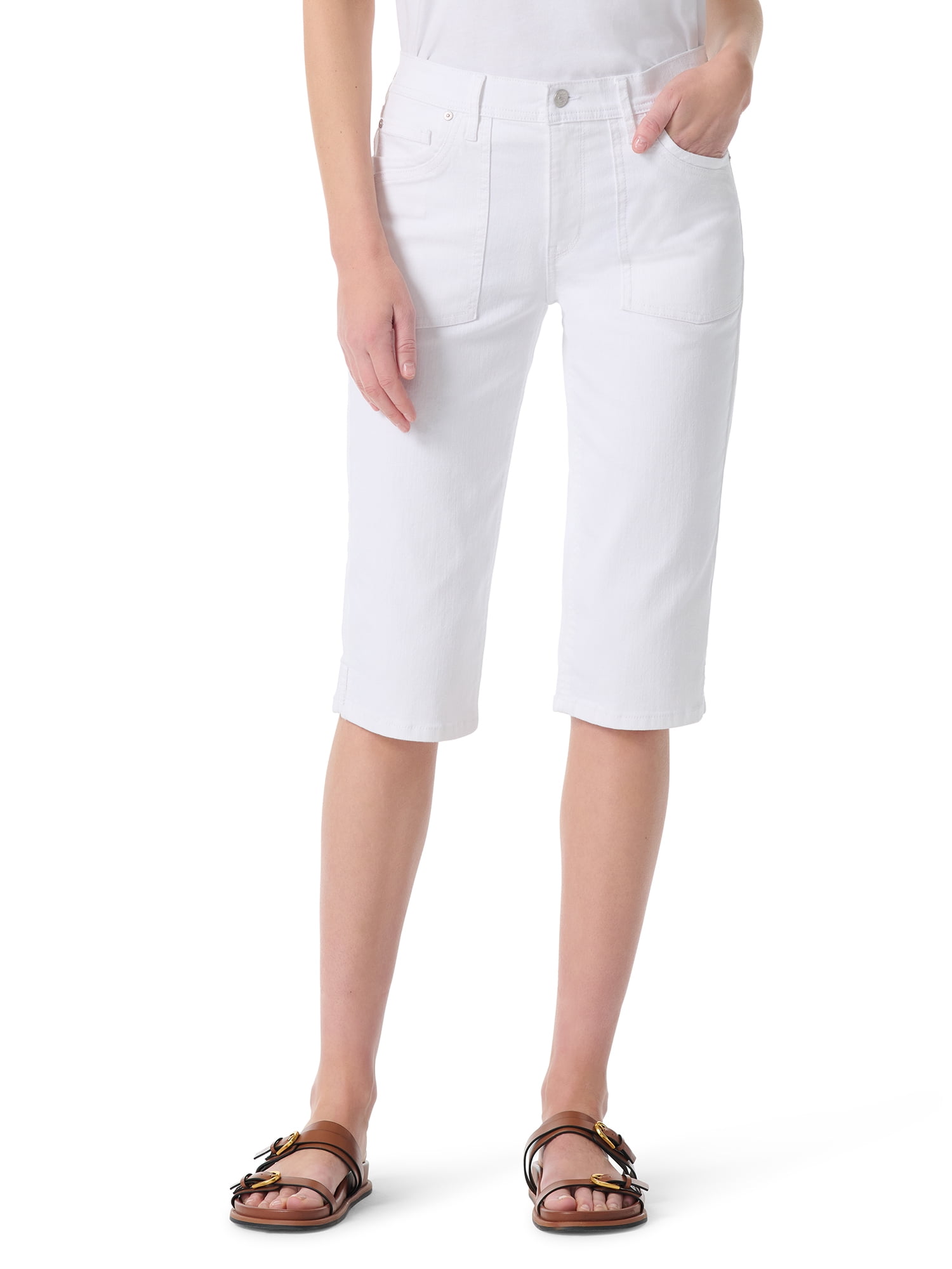 Gloria Vanderbilt Swan Series Women's Skimmer Capri, Sizes 2-18 ...