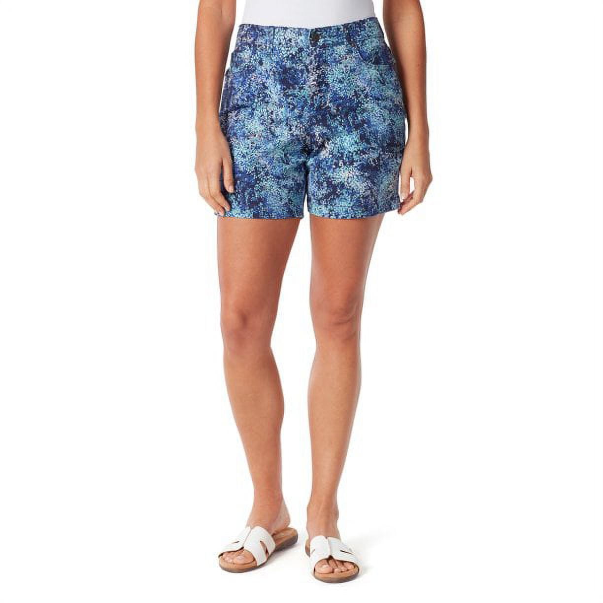 Gloria Vanderbilt Women's Amanda Regular High Rise Shorts (Marine Navy, 12) - Walmart.com