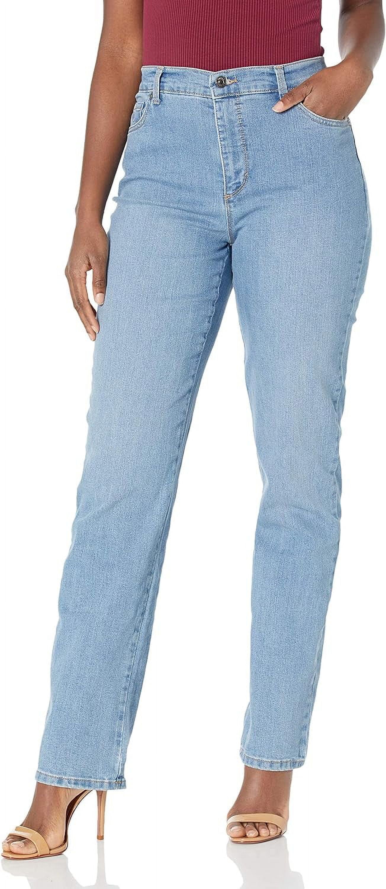 Gloria Vanderbilt Women's and Plus High Rise Amanda Straight Jean, 30 ...