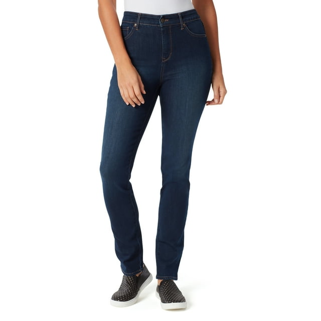 Gloria Vanderbilt Women's High Rise Skinny Leg Jeans with 5 Pockets, 29 ...