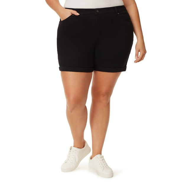 Gloria Vanderbilt Women's Plus Size Amanda Shorts - Walmart.com