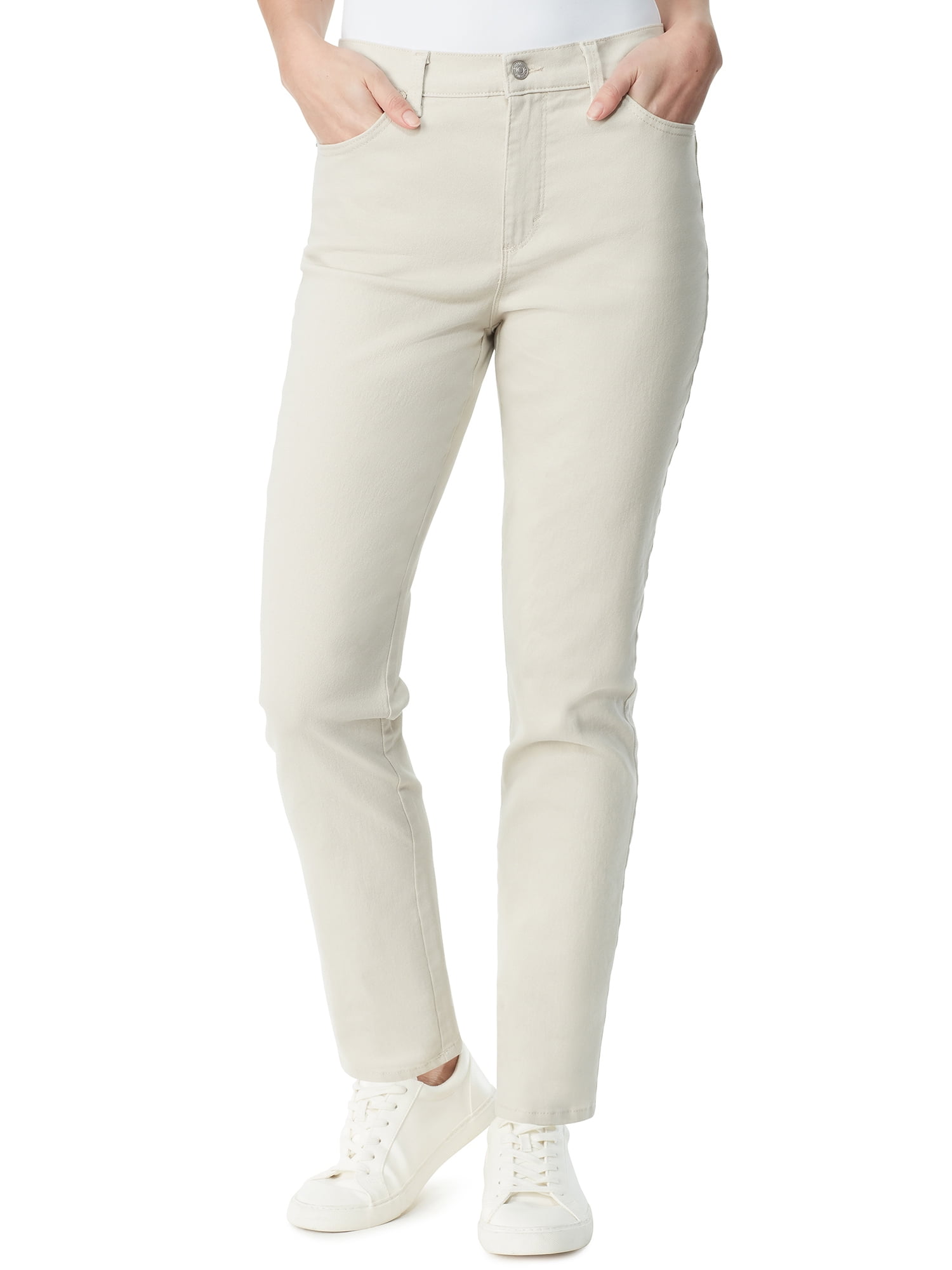 Gloria Vanderbilt Women's and Plus High Rise Amanda Straight Jean, 30 ...