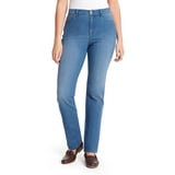 Gloria Vanderbilt Women's High Rise Amanda Straight Jean, 30" Inseam ...