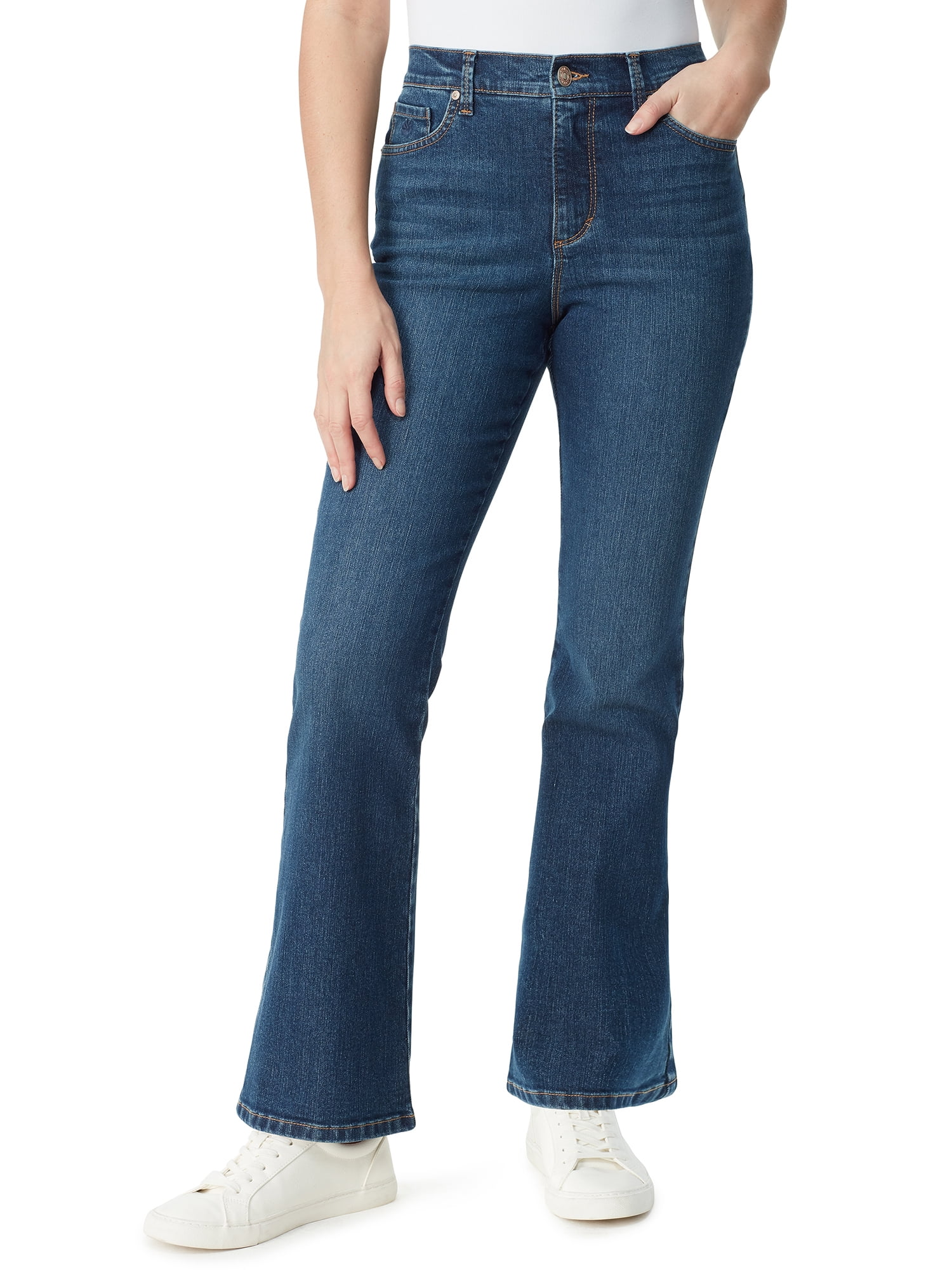 Gloria Vanderbilt Women's Amanda Bootcut Jeans, Regular & Long Inseams ...