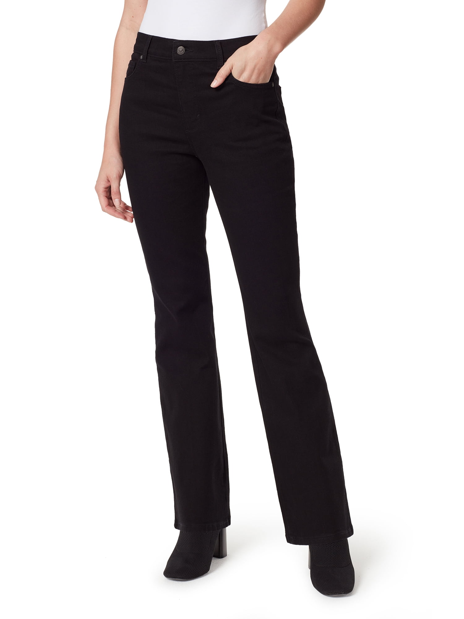 Gloria Vanderbilt Women's and Women's Plus Amanda Boot Jeans, Regular ...