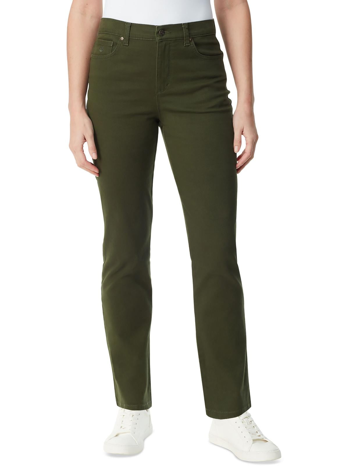 Gloria Vanderbilt Womens Petites Amanda Classic Rise Everyday Tapered ...