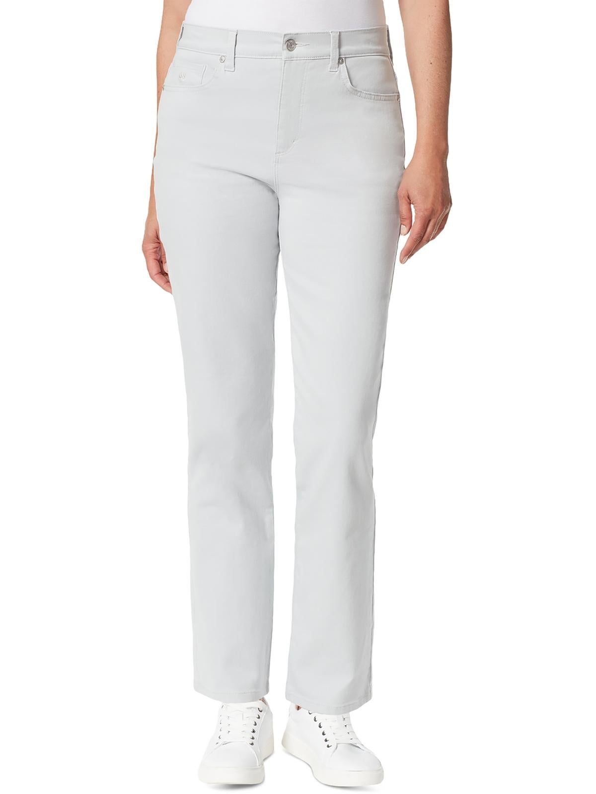 Gloria Vanderbilt Womens Amanda Classic Rise Shimmer Tapered Leg Jeans ...