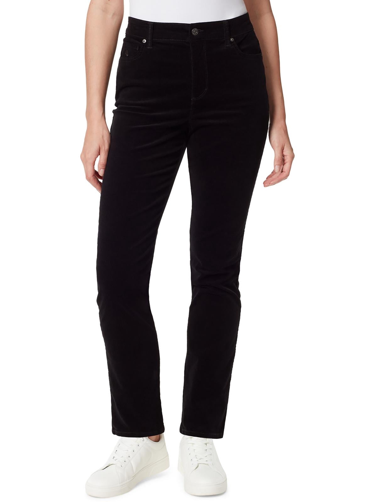 Gloria Vanderbilt Womens Amanda Slimming High Rise Straight Leg Pants ...