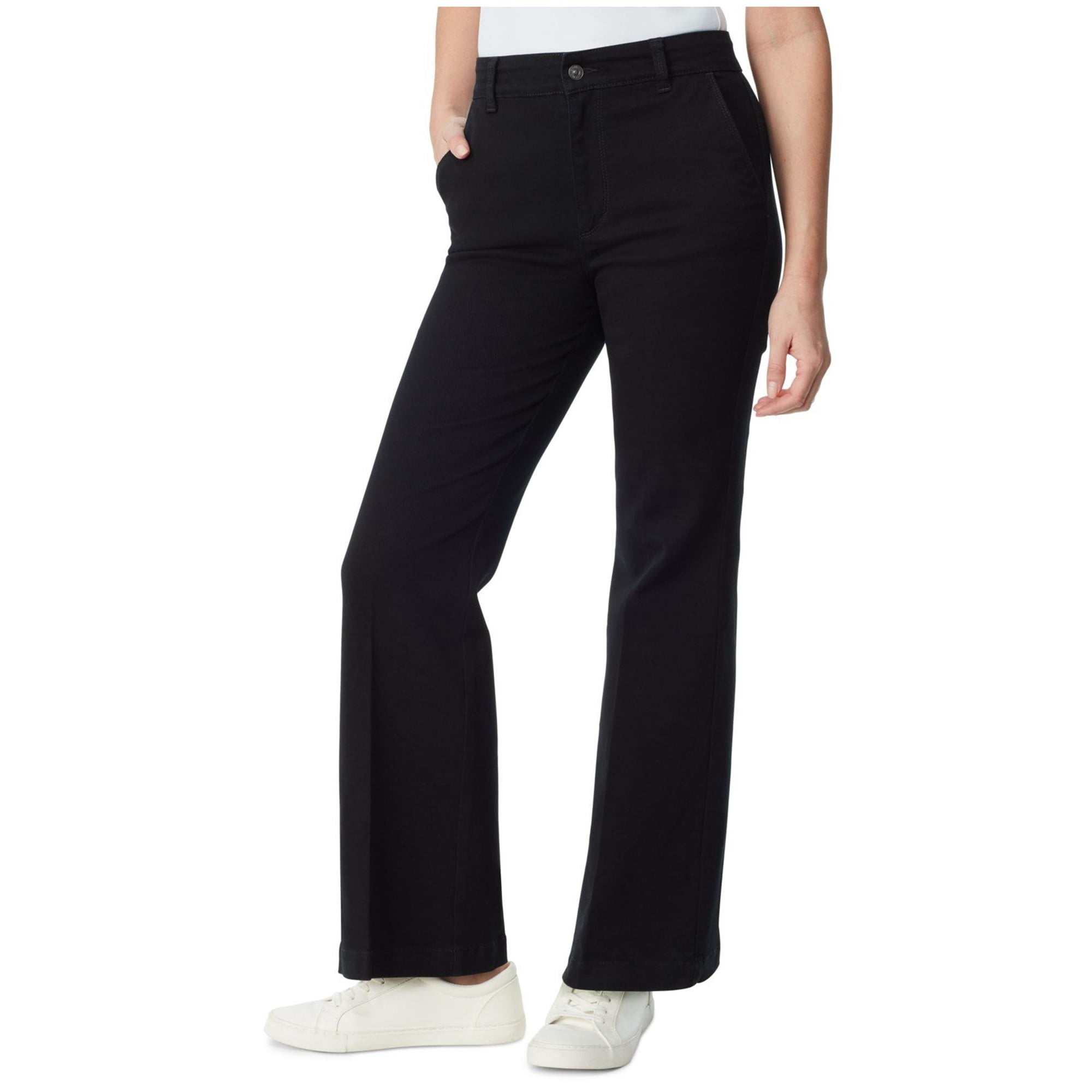 Gloria Vanderbilt Womens High Rise Knit Flared Jeans - Walmart.com