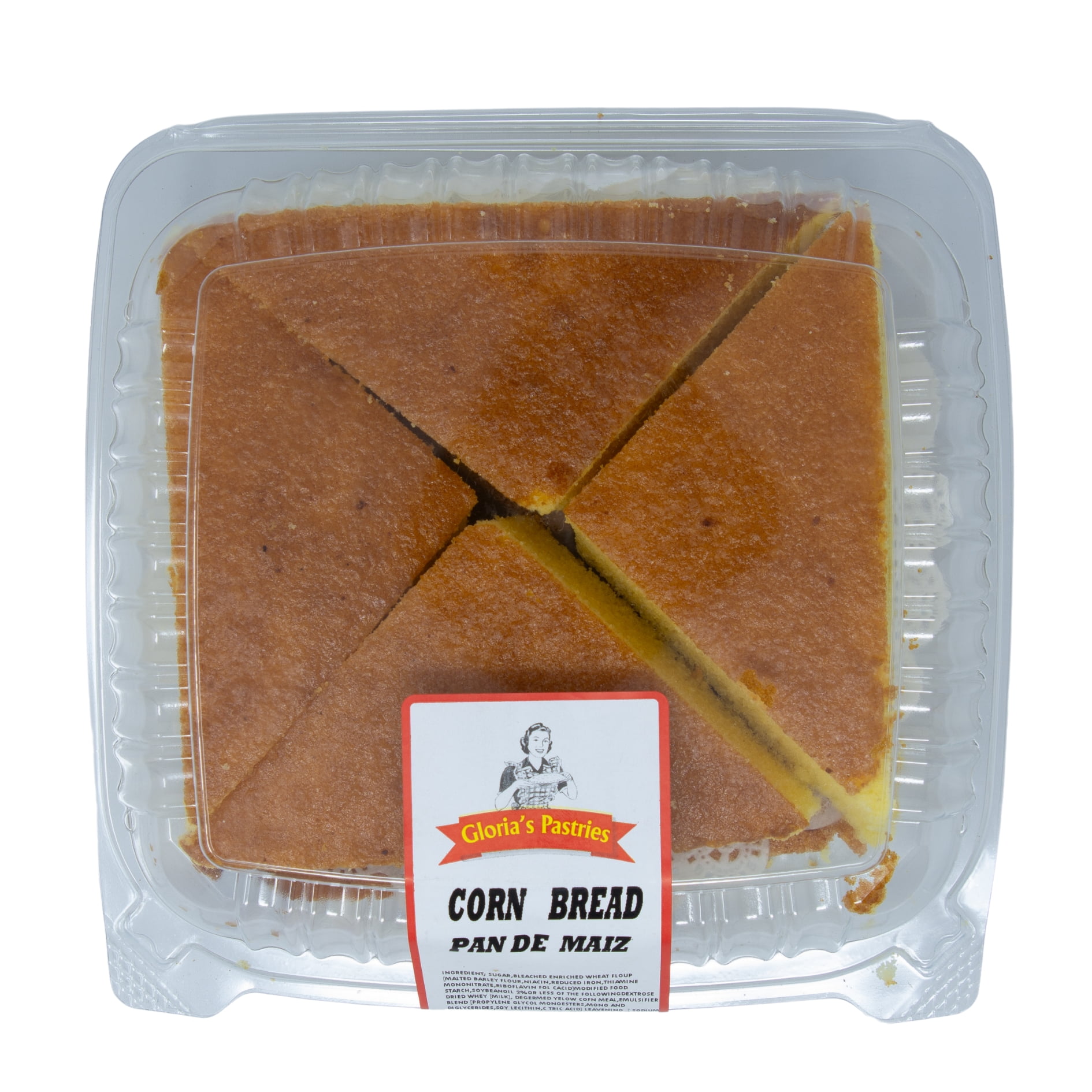 Gloria's Pastries Cornbread, 16 oz (12 Count) Sliced - Walmart.com