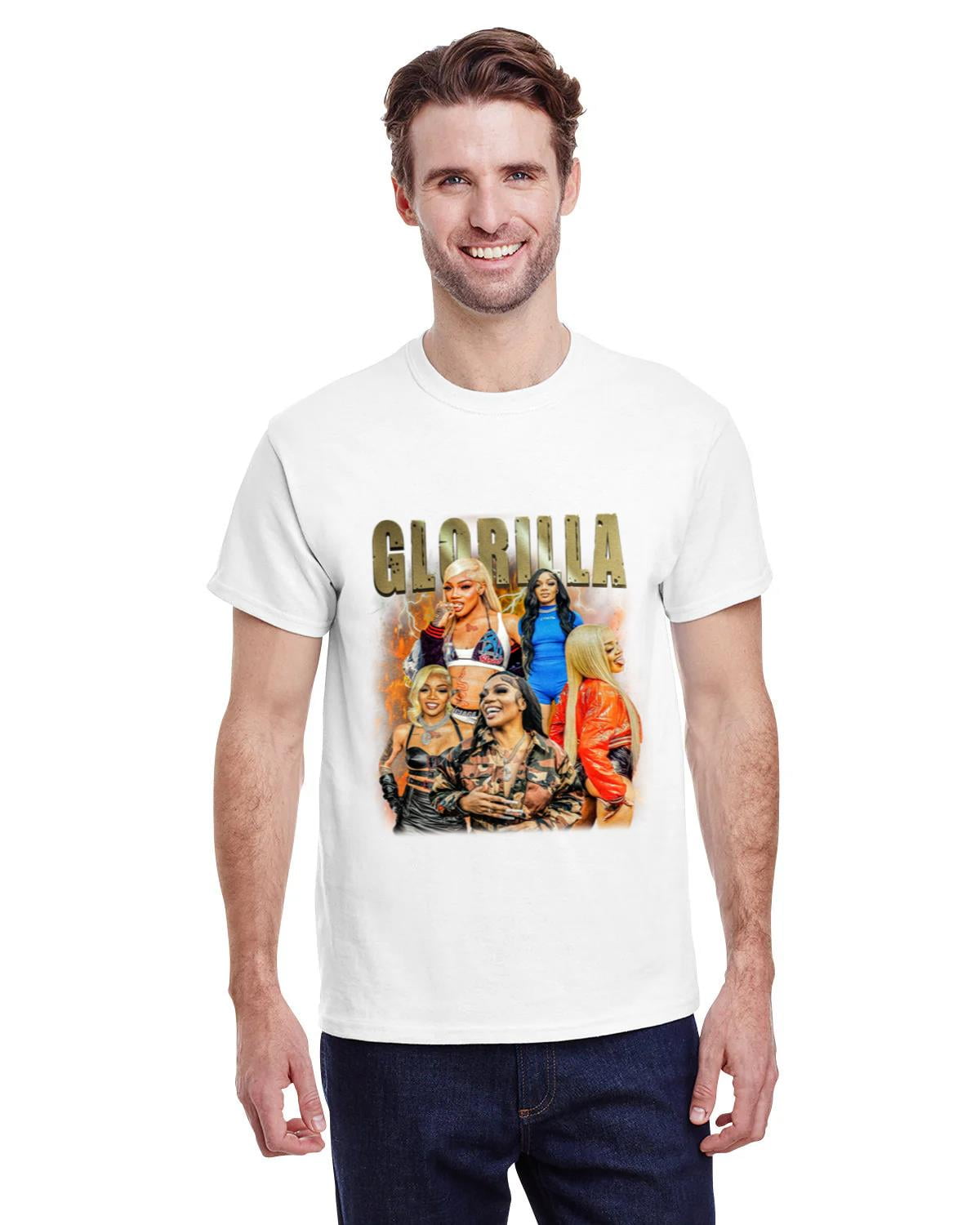 Glorilla Gold Graphic T-Shirt with Bold Hip-Hop Inspired Streetwear ...