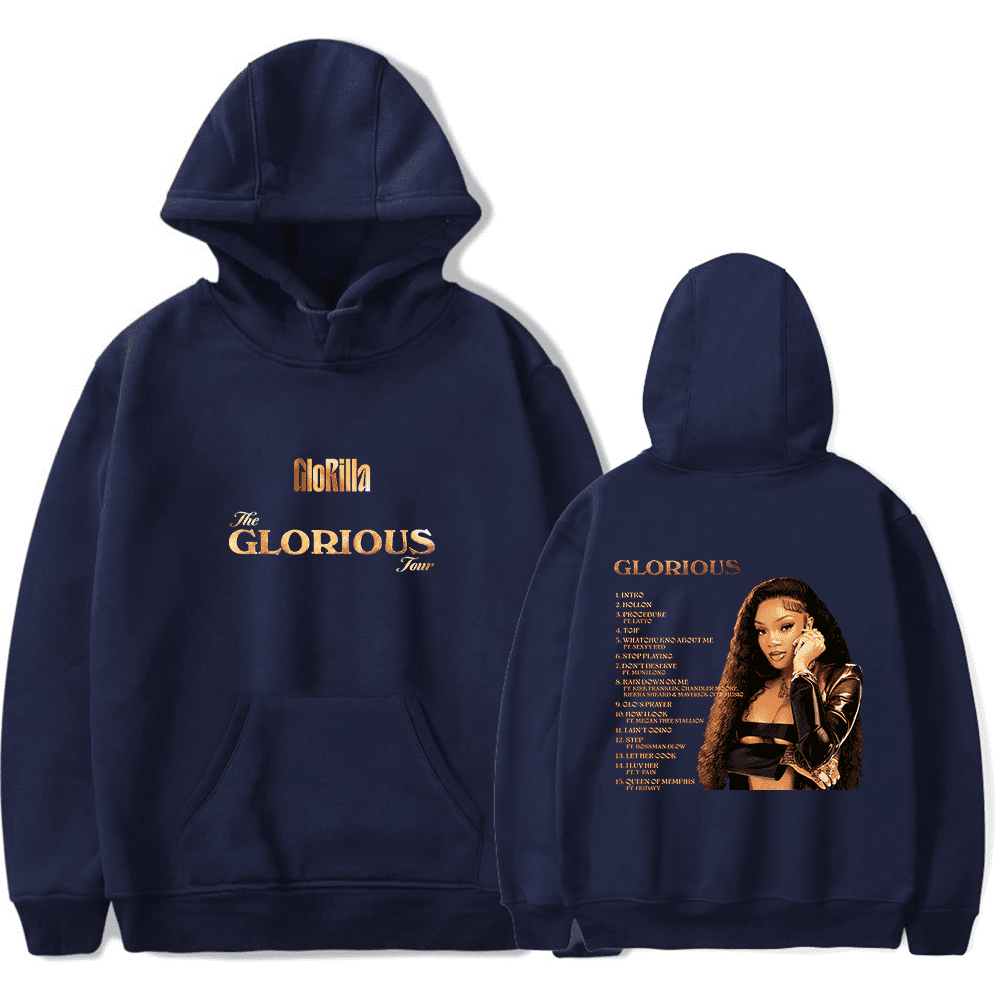 Glorilla Tour Merch Hoodie Men's Hip Hop Printing Pullover Hooded ...
