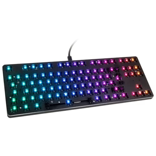Glorious GMMK Modular Mechanical Gaming Keyboard ISO Layout- RGB LED ...