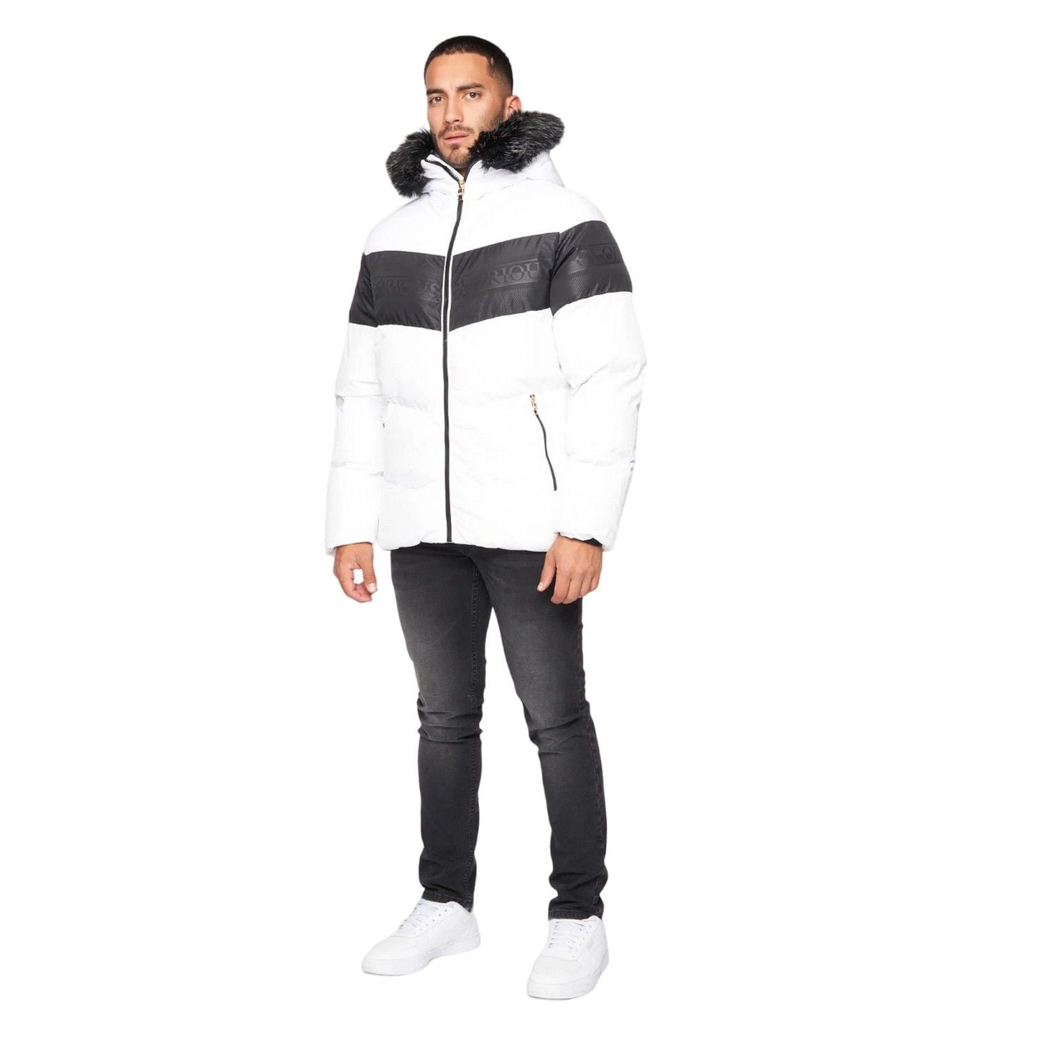 Glorious Gangsta Mens Rocavin Short Puffer Jacket - Walmart.com