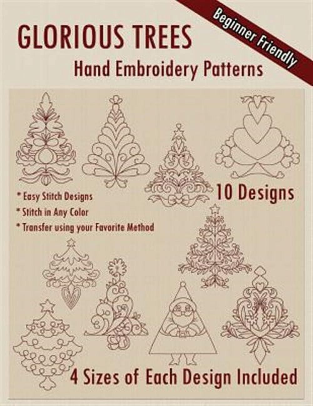 Glorious Trees Hand Embroidery Patterns (Paperback) - Walmart.com