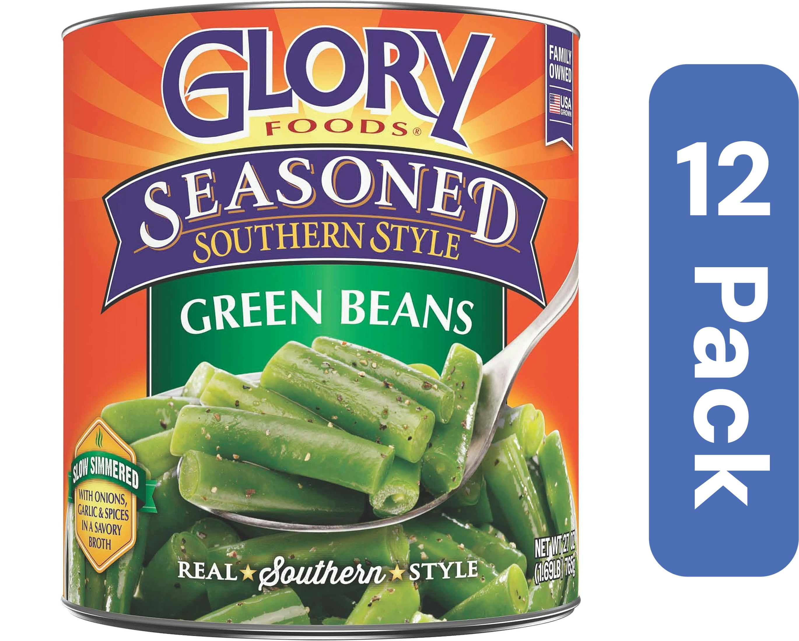 Glory Foods String Beans 27 oz (Pack Of 12) - Walmart.com