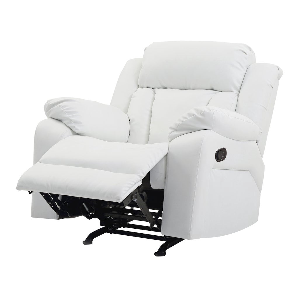 Glory Furniture Daria Rocker Recliner in White Color - Walmart.com