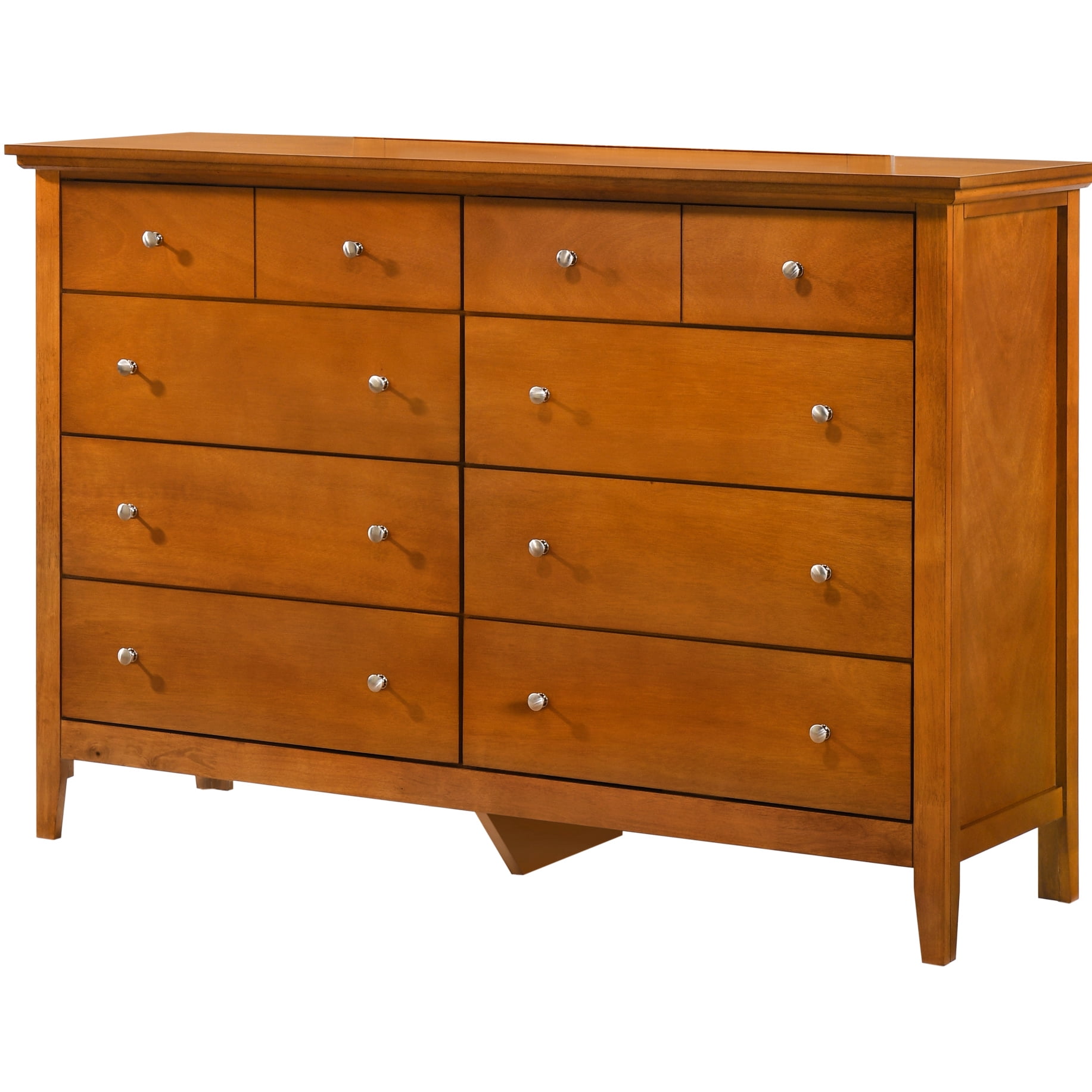 Glory Furniture G5460-d Dresser In Oak - Real Wood Veneer Constructed ...