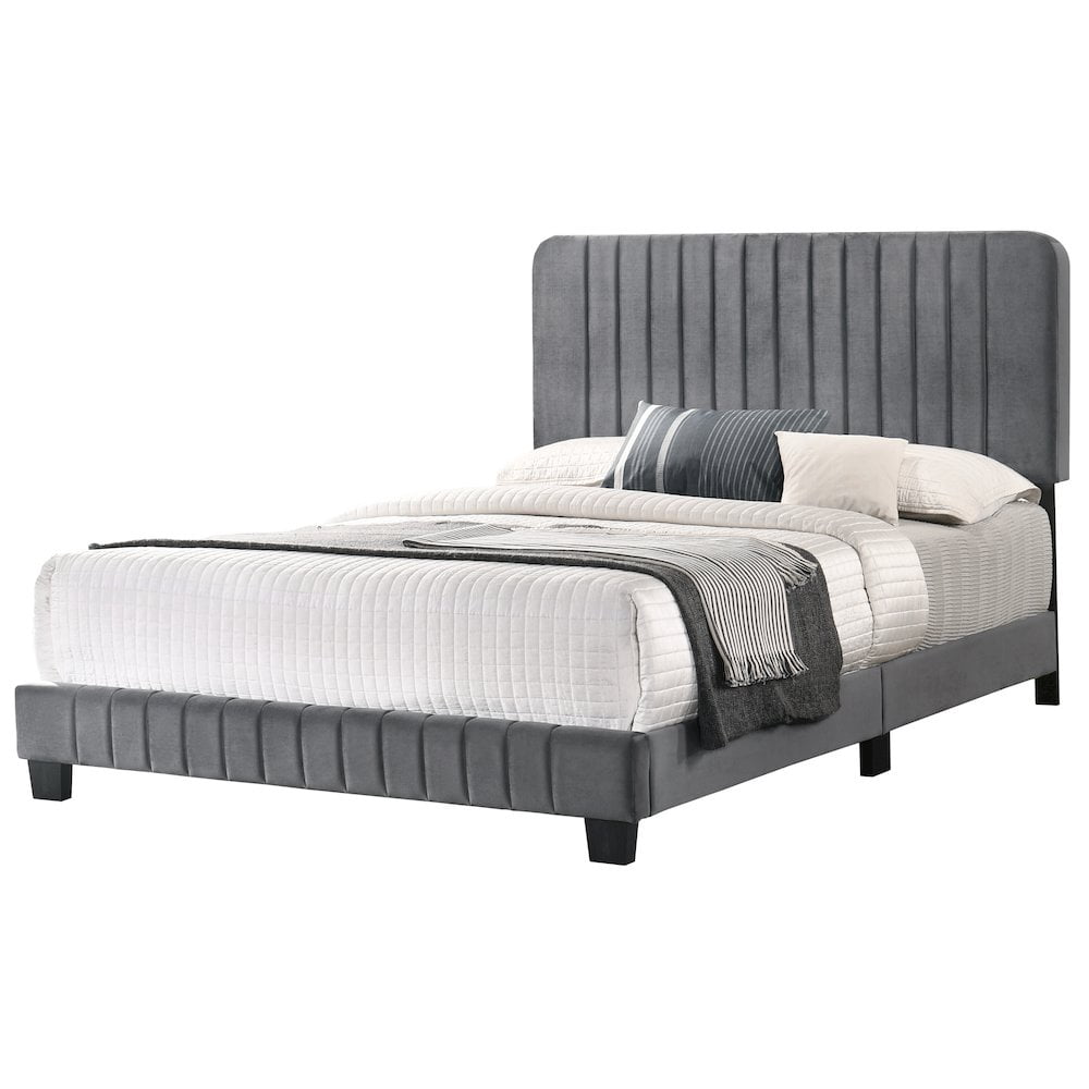 Glory Furniture Lodi Queen Bed in Gray Color - Walmart.com