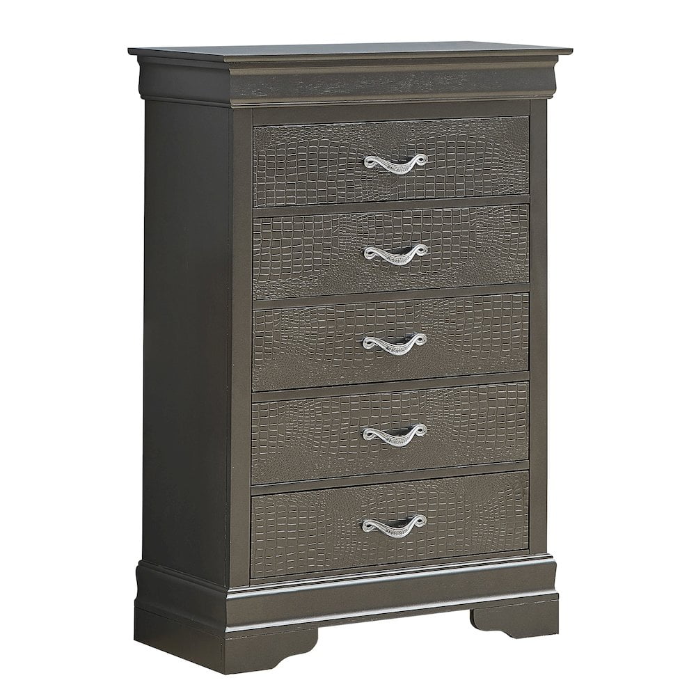 Glory Furniture Lorana Chest in Metalic Black Color - Walmart.com