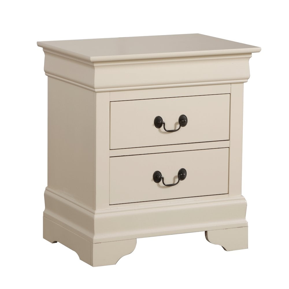 Glory Furniture Louis Phillipe Night Stand in Beige Color - Walmart.com