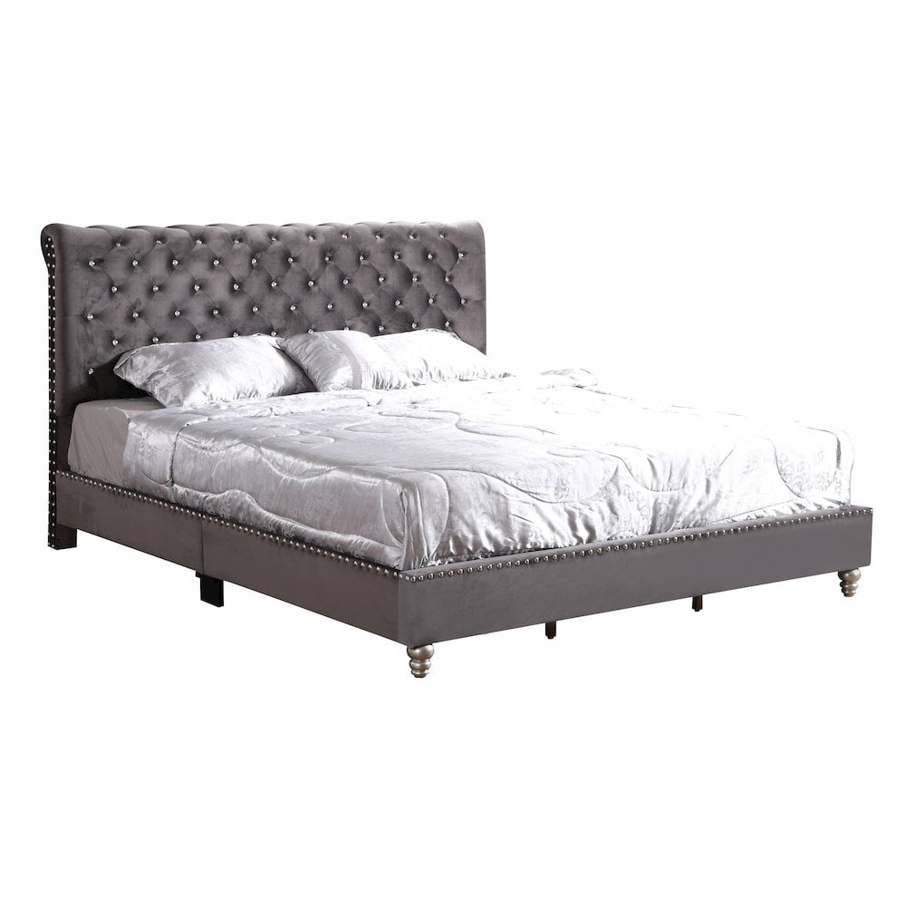 Glory Furniture Maxx King Bed in Gray Color - Walmart.com