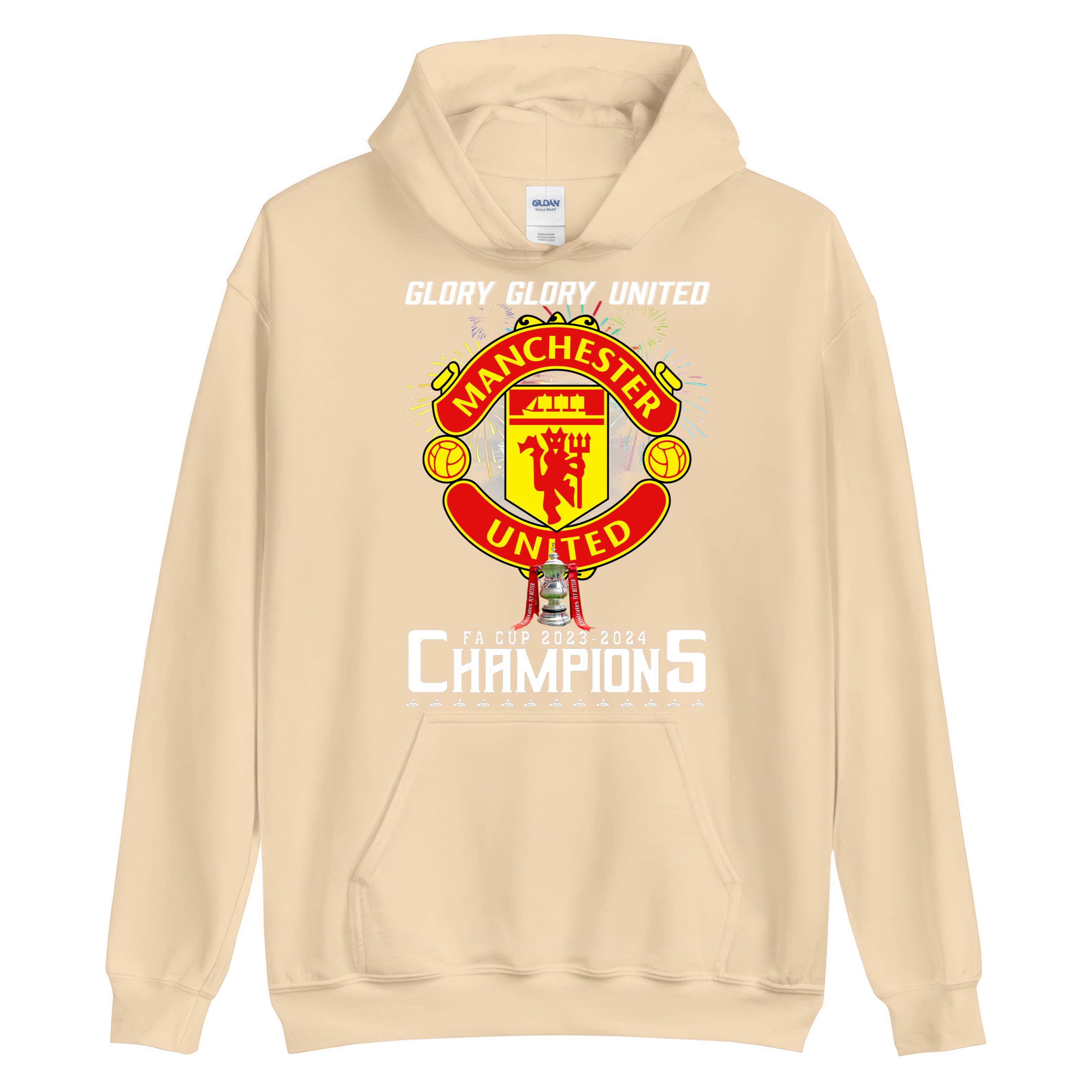 Glory Glory Red Soccer Team FA Cup 2023-2024 Champions T-shirt ...