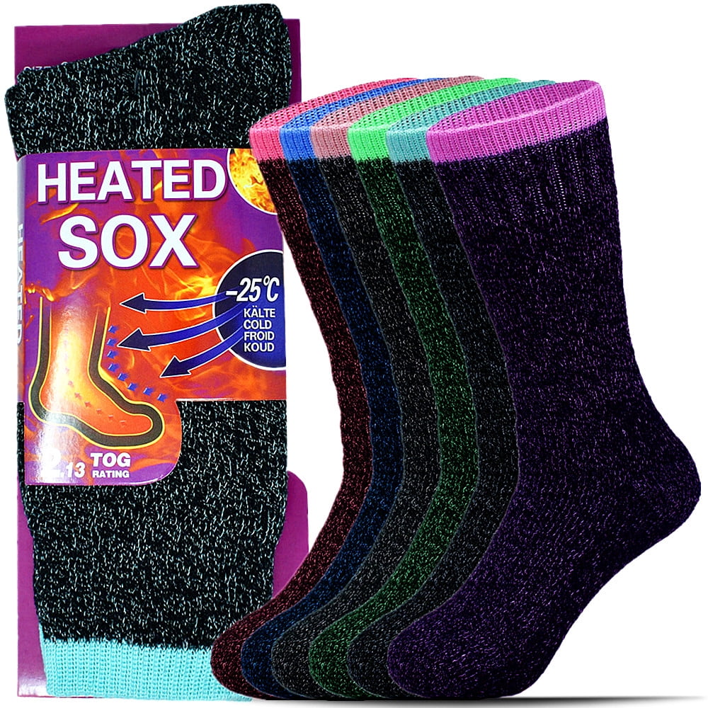 Glory Max 3-Pack Women's Winter Thermal Heated SOX Ultra Warm Boots ...