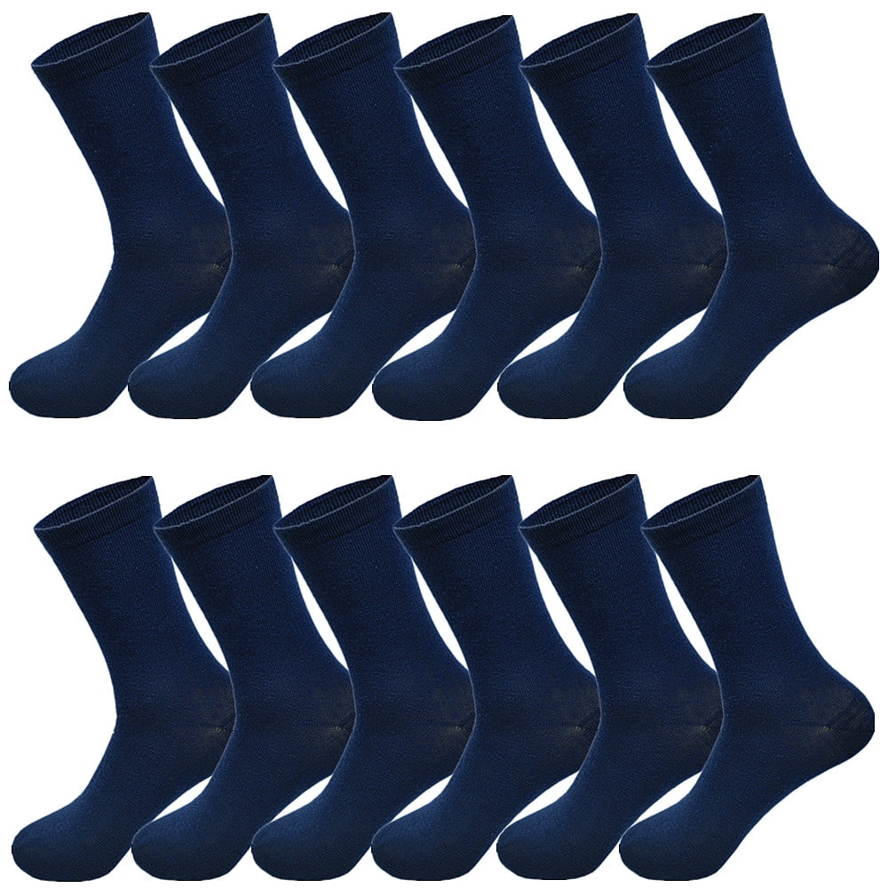Glory Max Women's Cotton Crew Socks, Size 9-11, 6 Pairs, Assorted ...