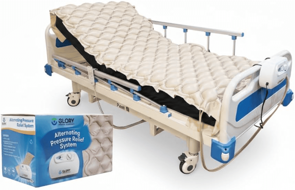 Glory Medical (MT-01) Alternating Pressure Mattress Topper – 12-Minute ...