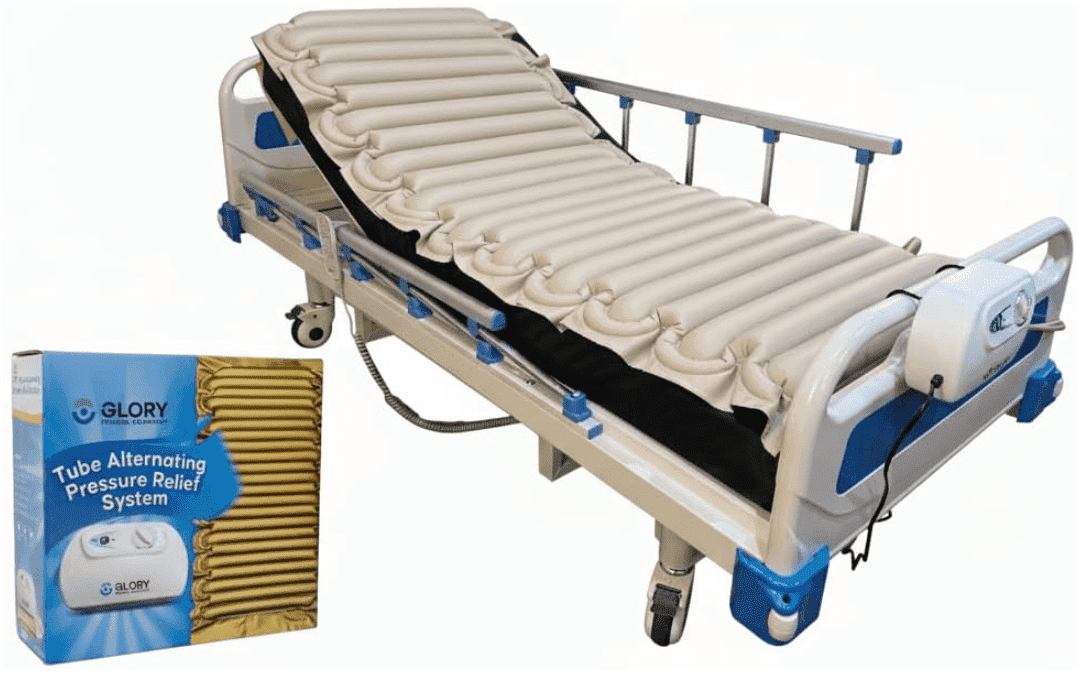 Glory Medical (MT-02) Alternating Pressure Mattress Topper – 12-Minute ...