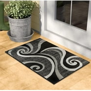 GLORY RUGS Area Rug Modern 2x7 Grey Soft Hand Carved Contemporary Floor ...