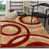 Glory Rugs Platinium Collection Modern Area Rug 8x10ft Soft-Textured ...
