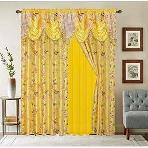 Curtains with Attached Valances