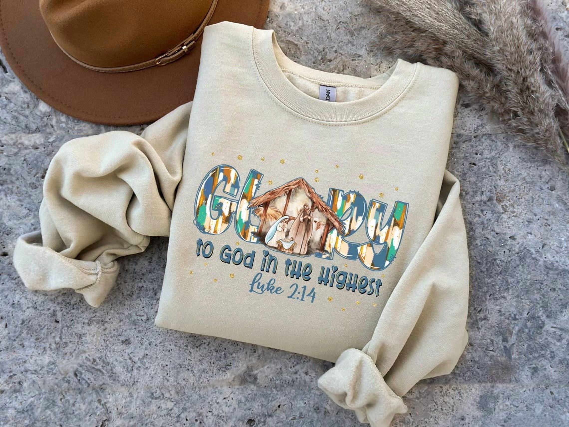 Glory To God In The Highest Shirt, Christian Shirts, Bible Verse Shirt ...
