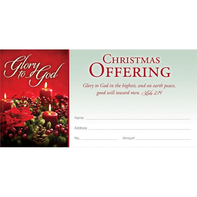 Glory To God in The Highest Luke 2 - 14 Envelope - Pack of 100 ...