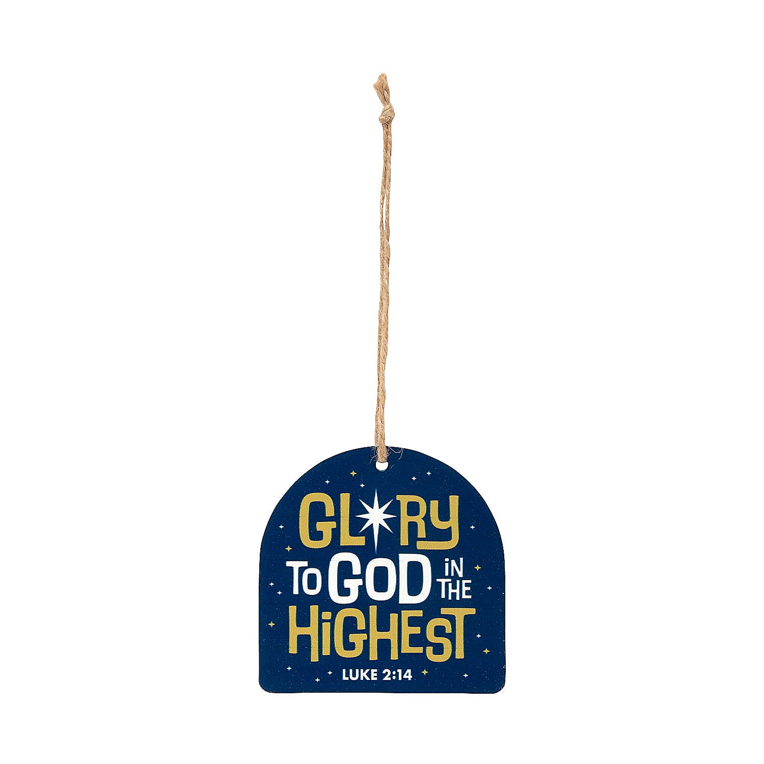 Glory to God in the Highest Christmas Ornaments - 12 Pc - Walmart ...