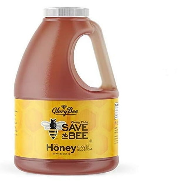 GloryBee, Pure Clover Blend Honey, 100% US Grade A Honey, 5lb - Walmart.com