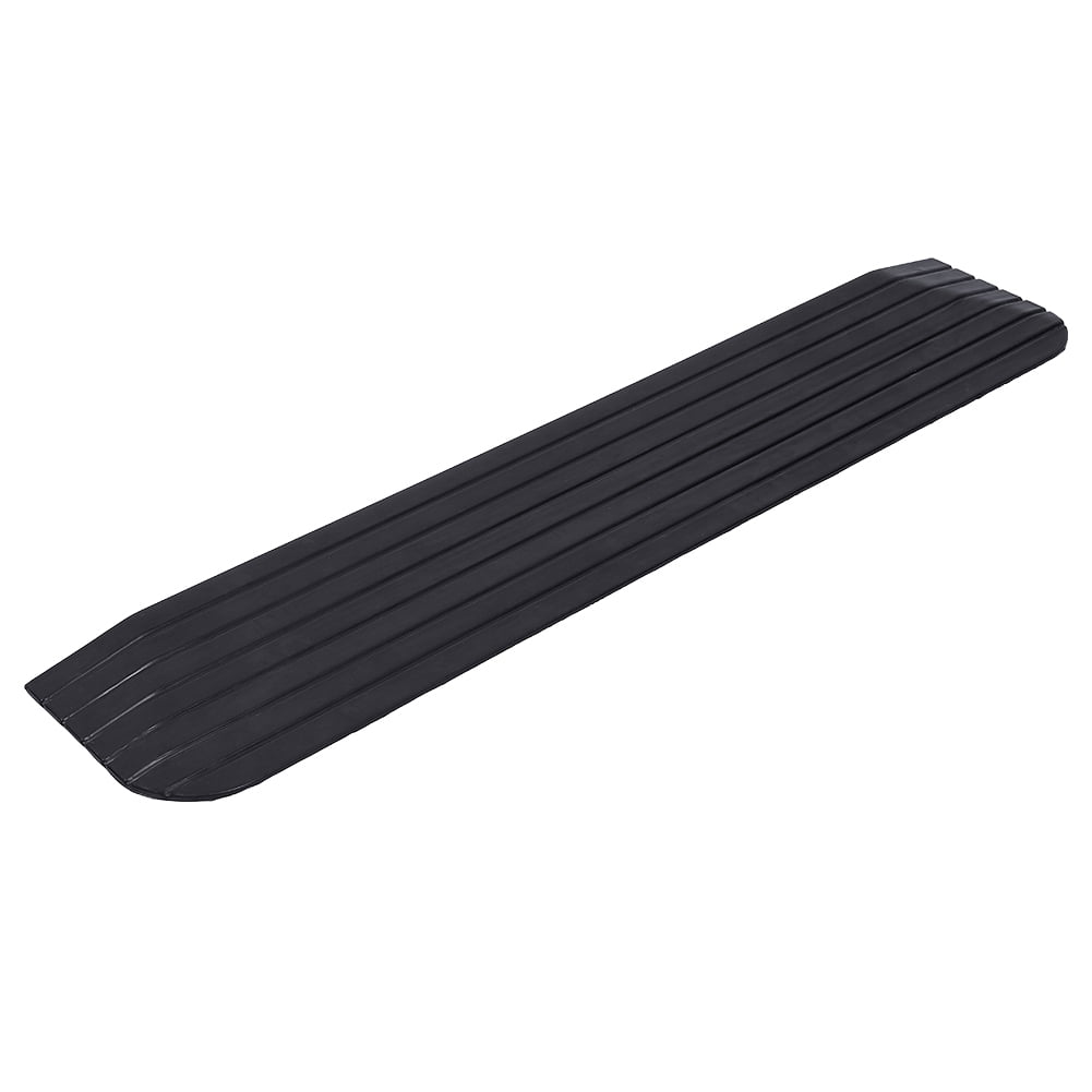 GlorySunshine 1 inch Rubber Threshold Ramp Striped Non-slip Surface ...
