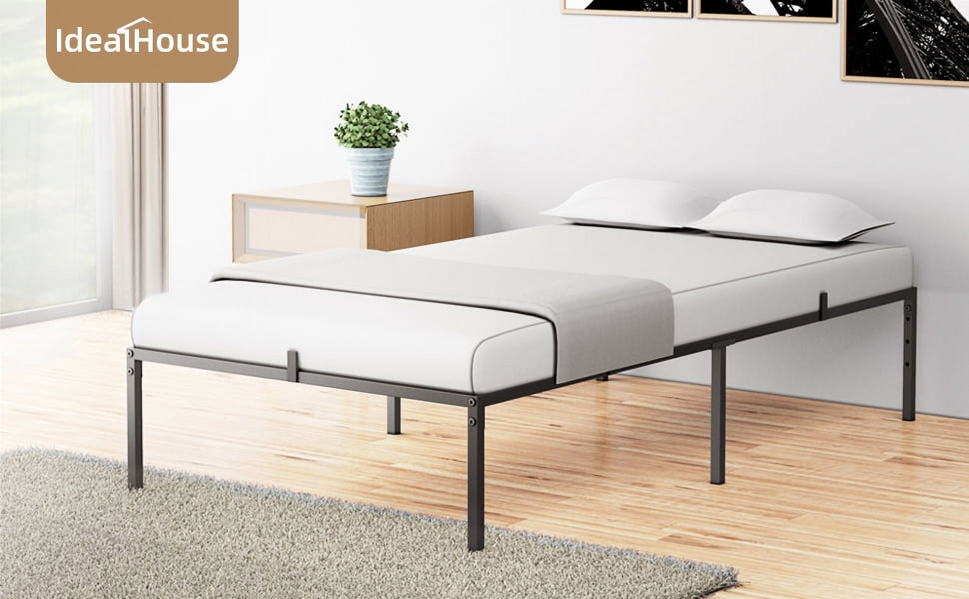 GlorySunshine Twin Size Bed Frame, Heavy Duty Metal Frames with Steel ...